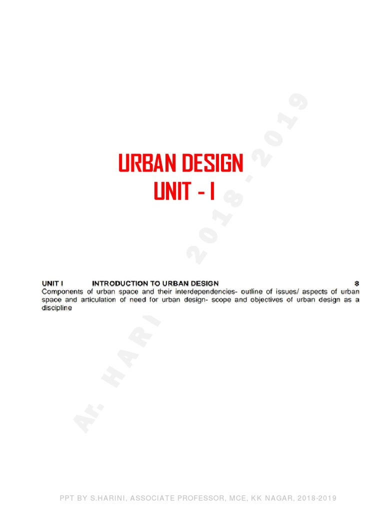 Urban Design - All Units | PDF | Mesopotamia | Pollution