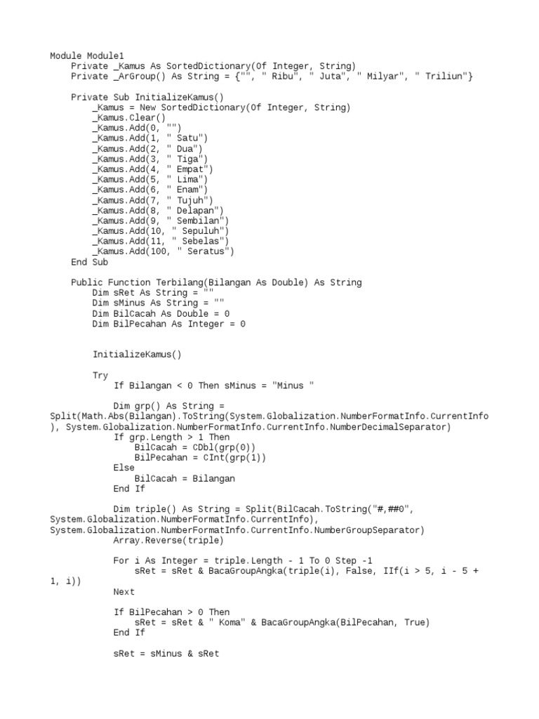 Terbilang | Download Free PDF | String (Computer Science) | Mathematical Logic