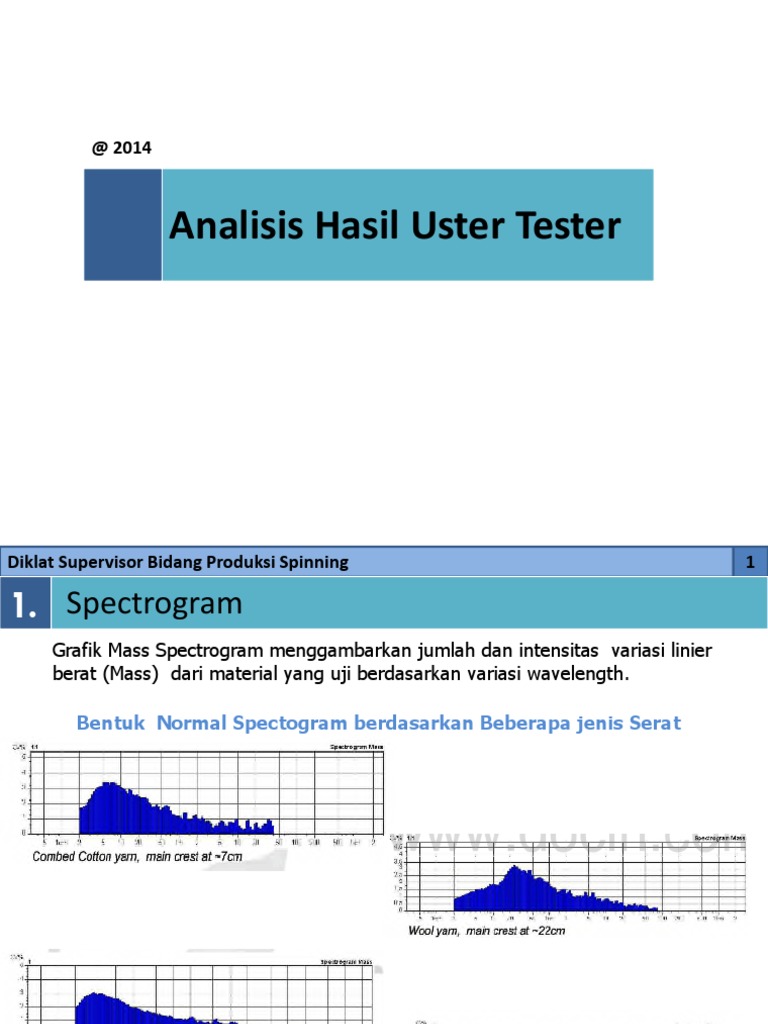Analisis Hasil Uster Dan Classimate 1 | PDF