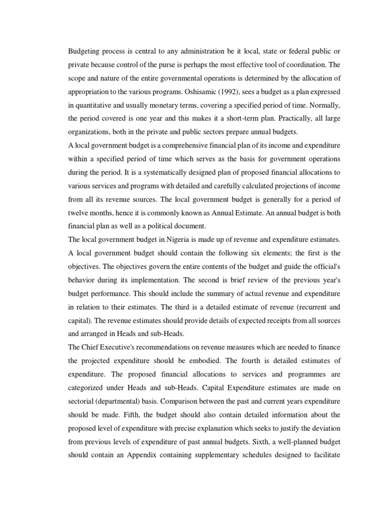 A Comprehensive Explanation of the Key Elements and Stages of the Local ...