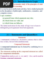 Difference Between Propositional Logic and Predicate Logic | PDF | Logic | First Order Logic
