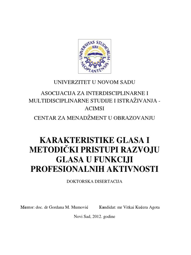 Disertacija PDF | PDF