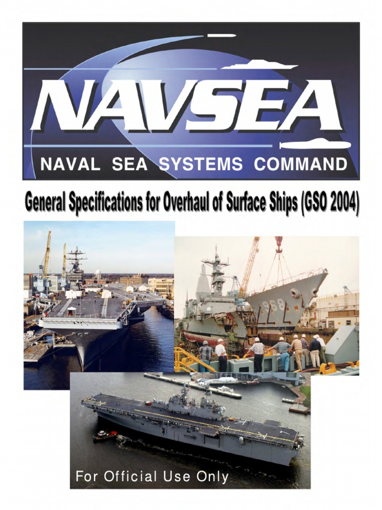 NAVSEA GSO General-Specifications-For-Overhaul-Of-Surface-Ships - 1 PDF ...