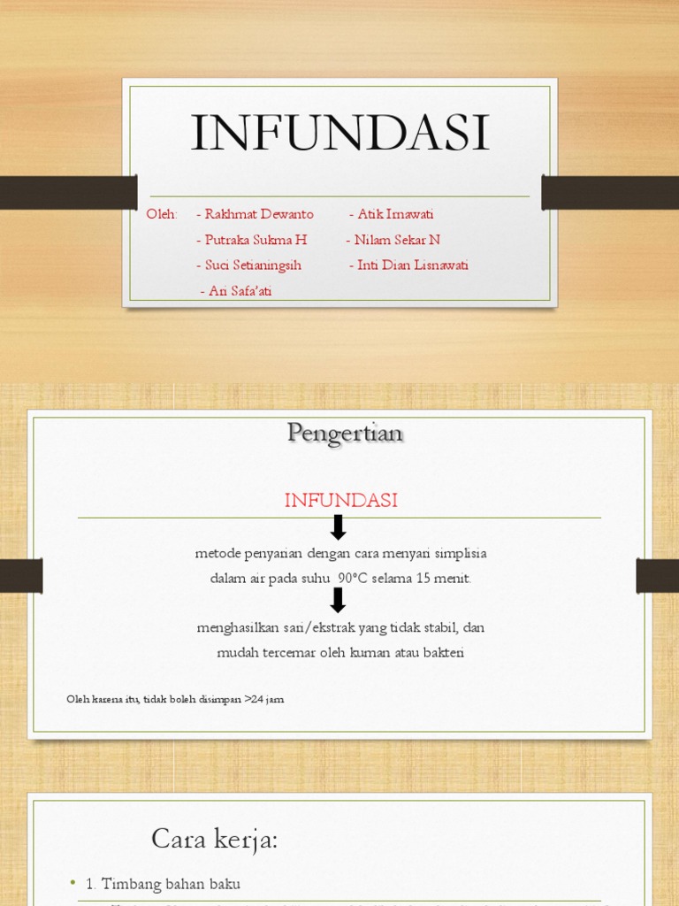 Infundasi PPT Kelompok 3 | PDF