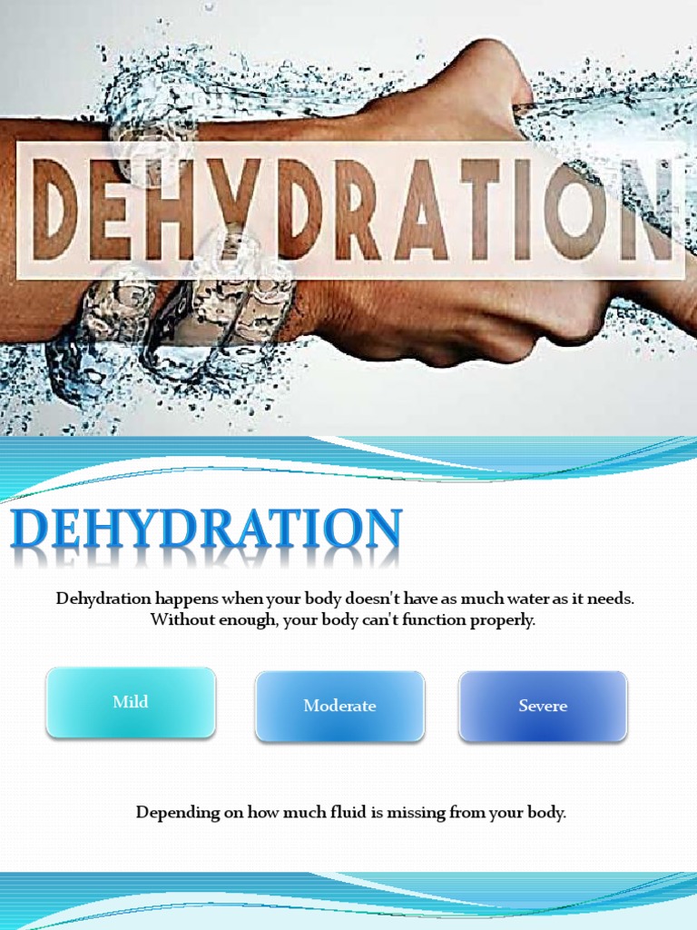 Dehydration | PDF | Dehydration | Diarrhea