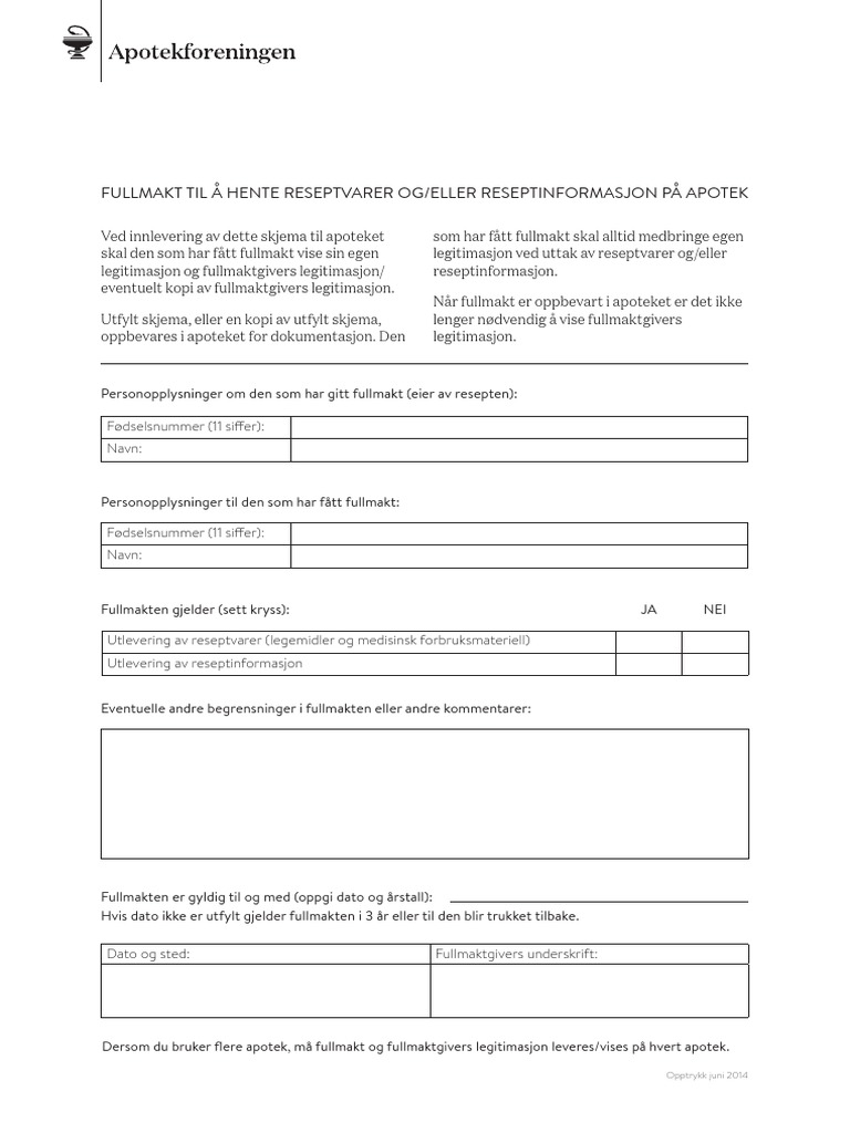 A4 Fullmakt PDF | PDF