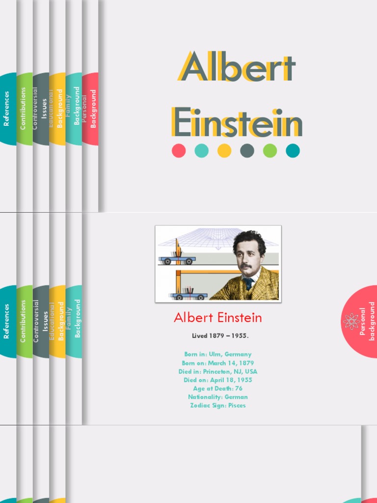 Albert Einstein Pdf Albert Einstein Physics