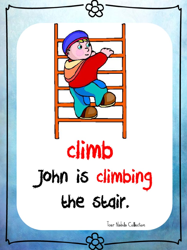 Action Verbs Flashcards Collection | PDF