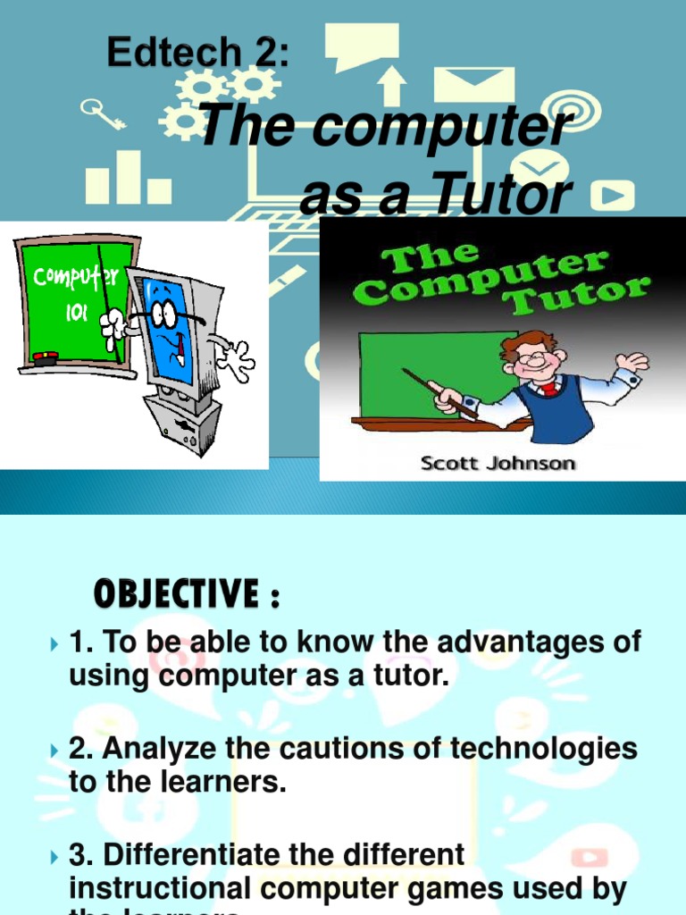 The Computer As A Tutor | PDF | Tutor | Learning