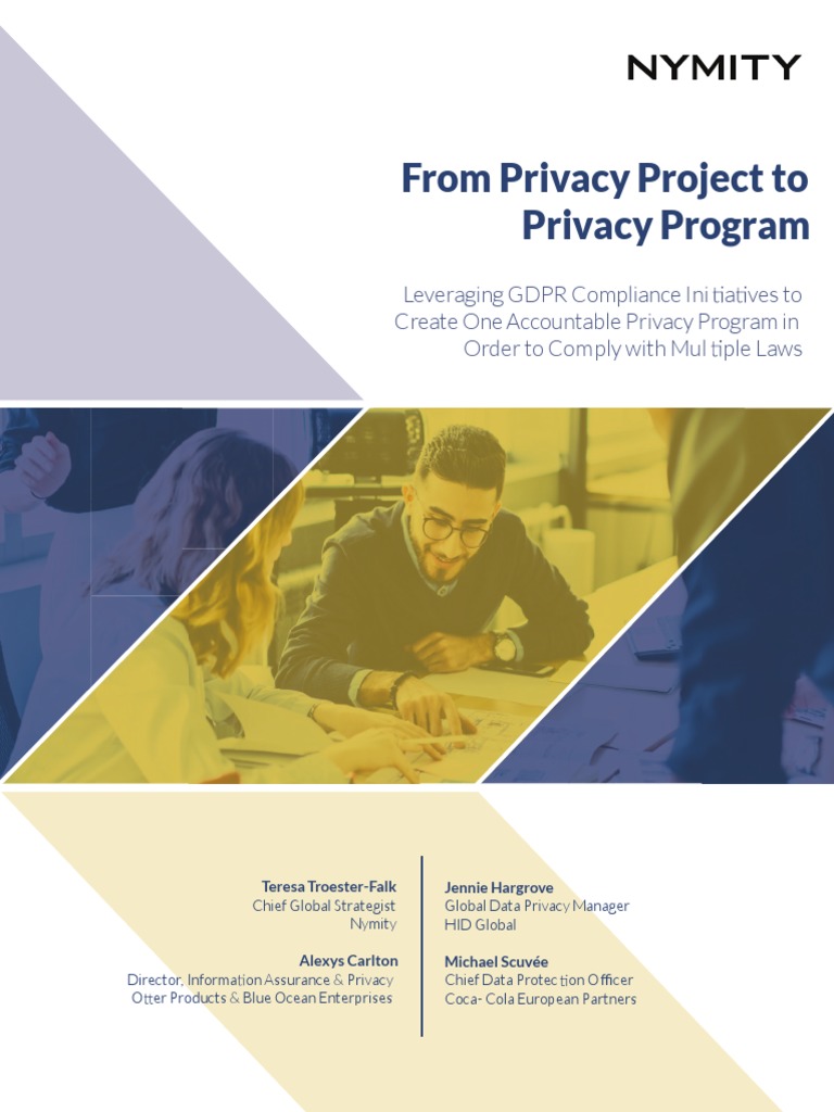 Nymity - Privacy Project To Privacy Program PDF | PDF | Regulatory ...