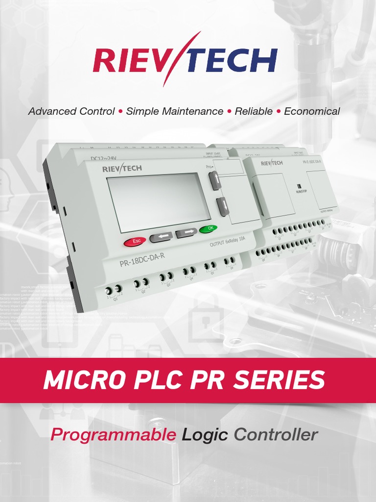 Rievtech Micro PLC Brochure PDF | PDF | Programmable Logic Controller | Analog To Digital Converter