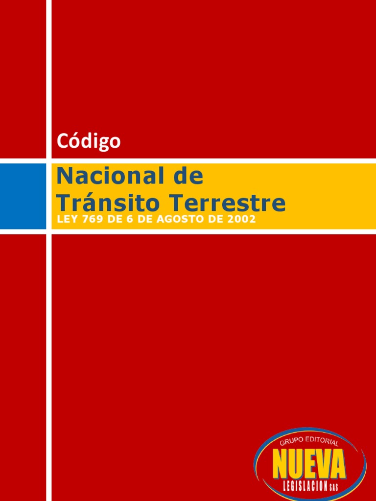 Codigo Nacional de Transito PDF | PDF | Policía | Peatonal
