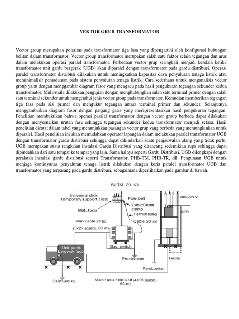 Vektor Grub Transformator | PDF | Metode & Bahan Ajar | Sains & Matematika
