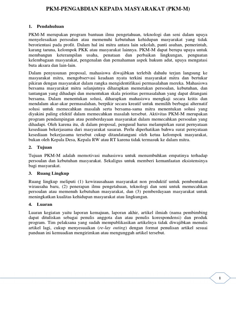 PKM Word Panjang | PDF