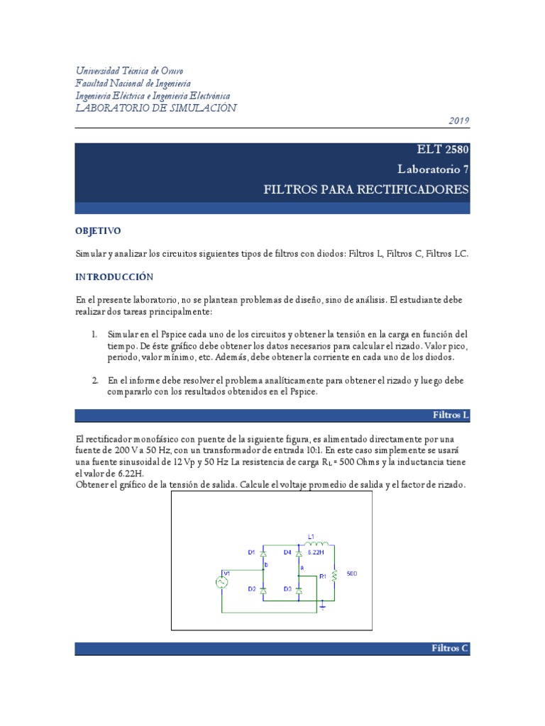 Elt 2580 Laboratorio 7 PDF | PDF