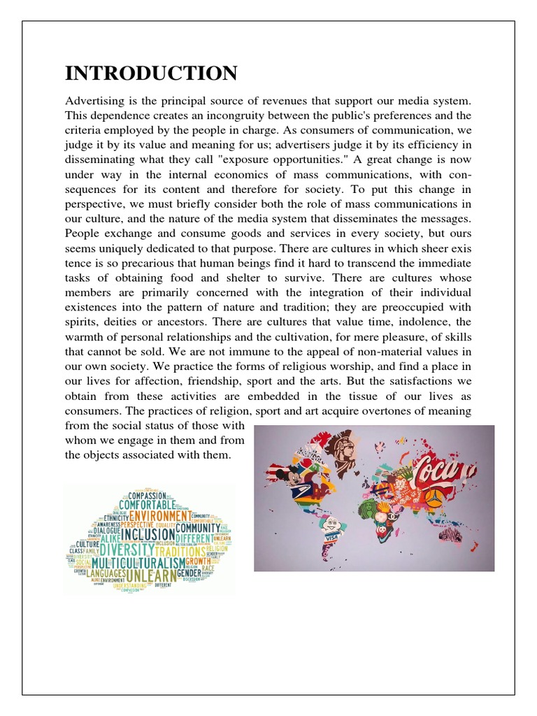 The Evolution of Commercial Culture: An Analysis of the Rise of ...