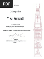 MBA - Sample Certificate | PDF