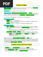 Federal Rules of Evidence Flowchart | PDF | Hearsay | Witness