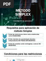 Método SIMPLEX Tabular PDF | PDF | Programación lineal | Algoritmos