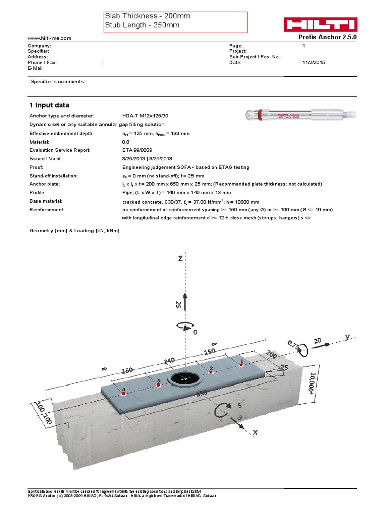 Hilti PROFIS Anchor Software Guide | PDF | Drill | Software