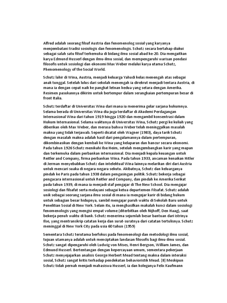 Alfred Schutz | PDF