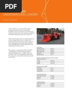 Sandvik Lh307 Underground Loader: Technical Specification | PDF | Truck ...