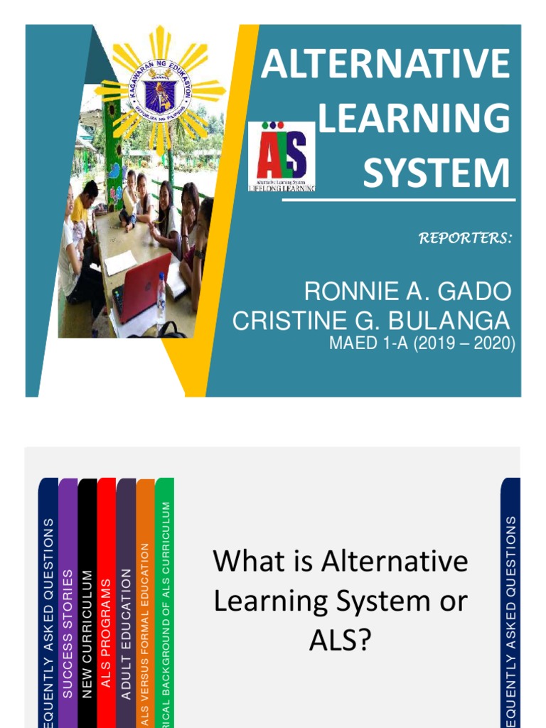 Alternative Learning System | PDF | Adult Education | Curriculum