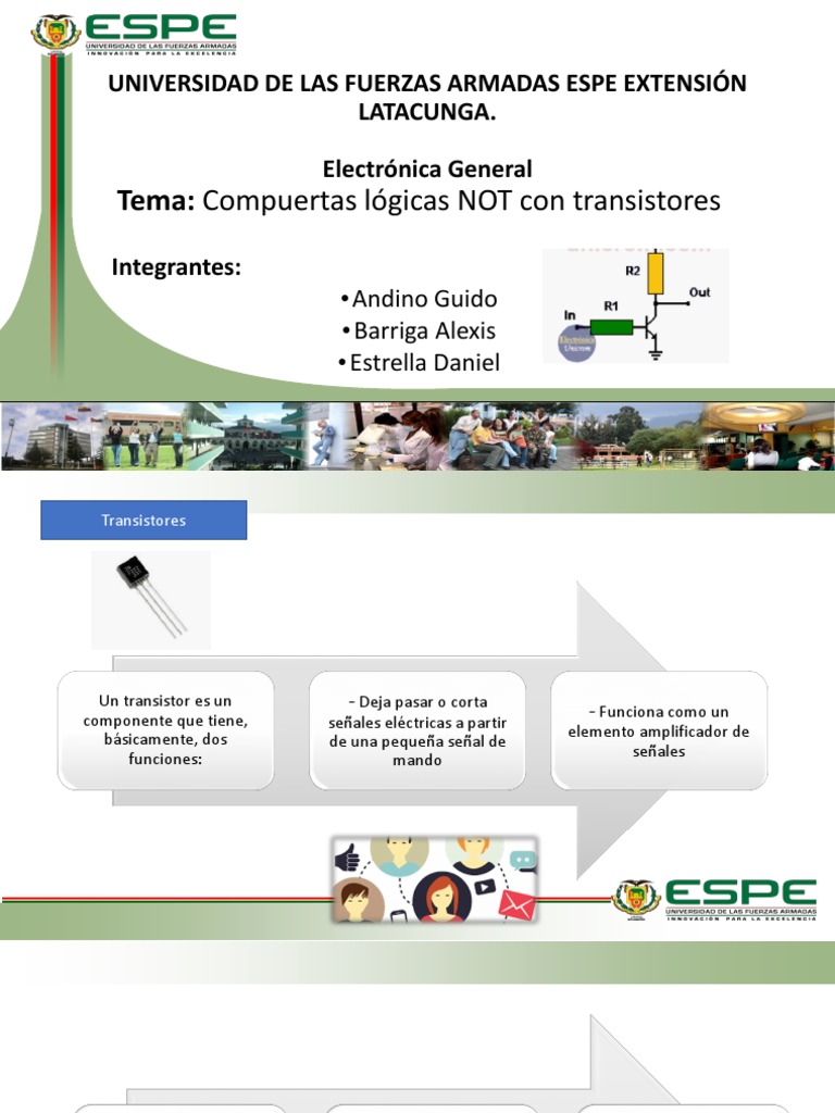 Compuerta Not | PDF | Transistor | Transistor de unión bipolar