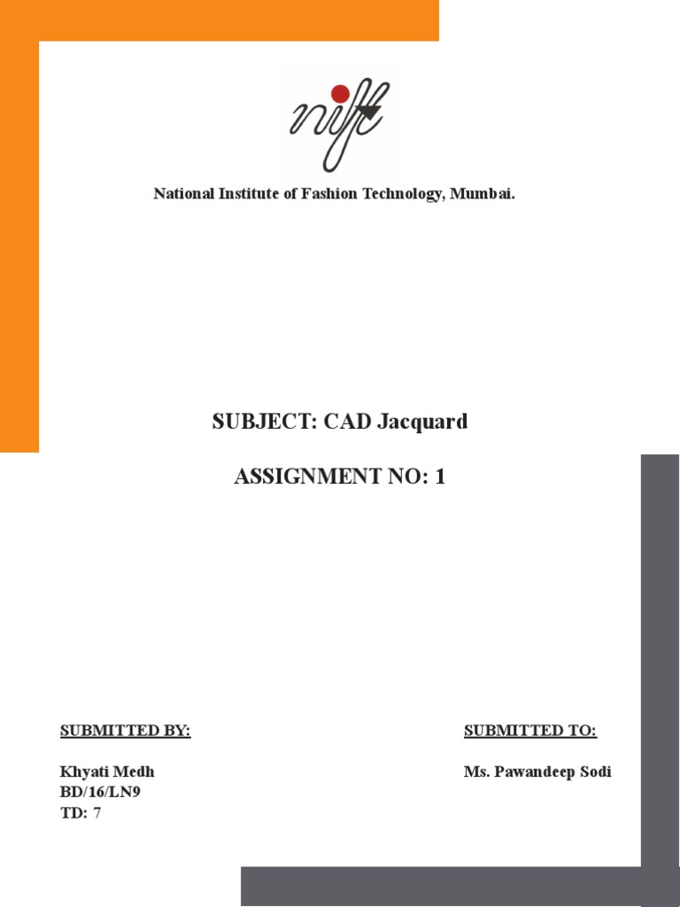 KHYATI CAD Jacquard PDF | PDF | Weaving | Handicrafts