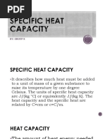 Specific Heat Capacity Worksheet | PDF | Heat | Temperature