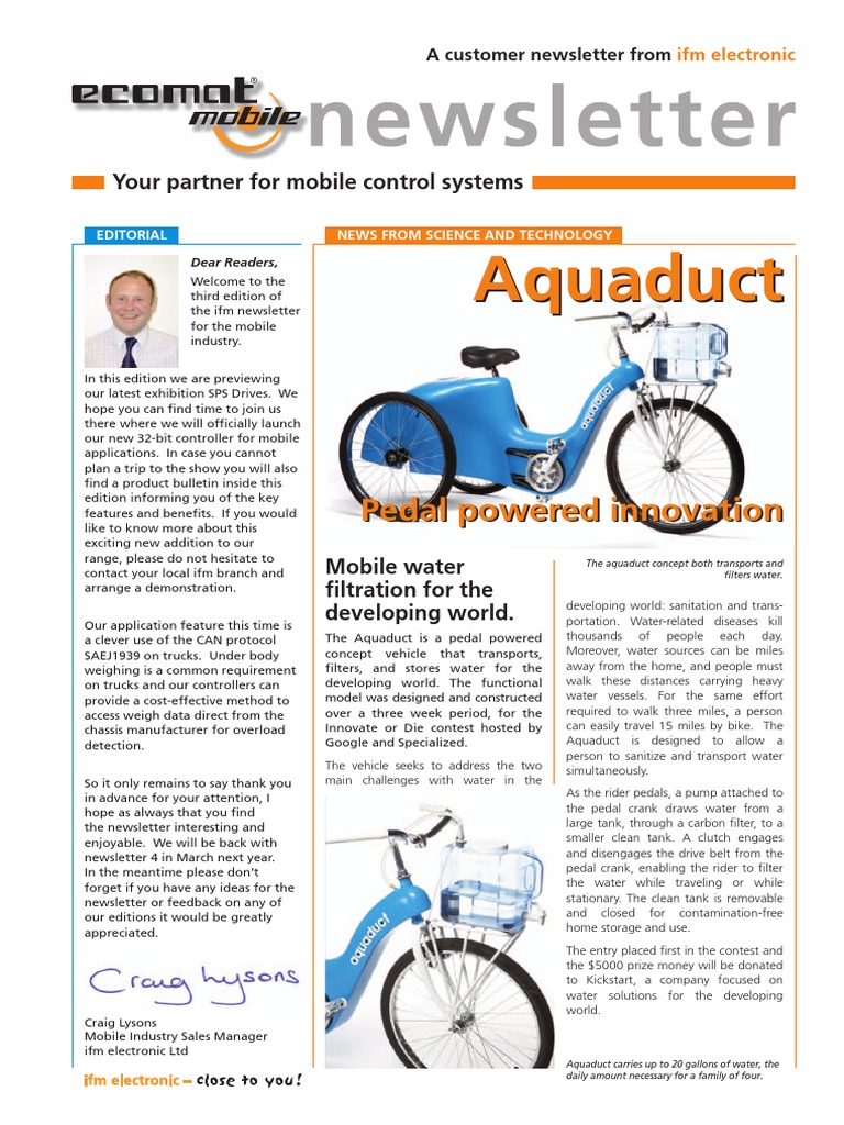 Ifm Ecomat Mobile Newsletter Edition 03 PDF | PDF | Camera | Computer ...