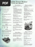 WFRP Starter Set - Handouts 24 Jan-2 PDF | PDF | Penny