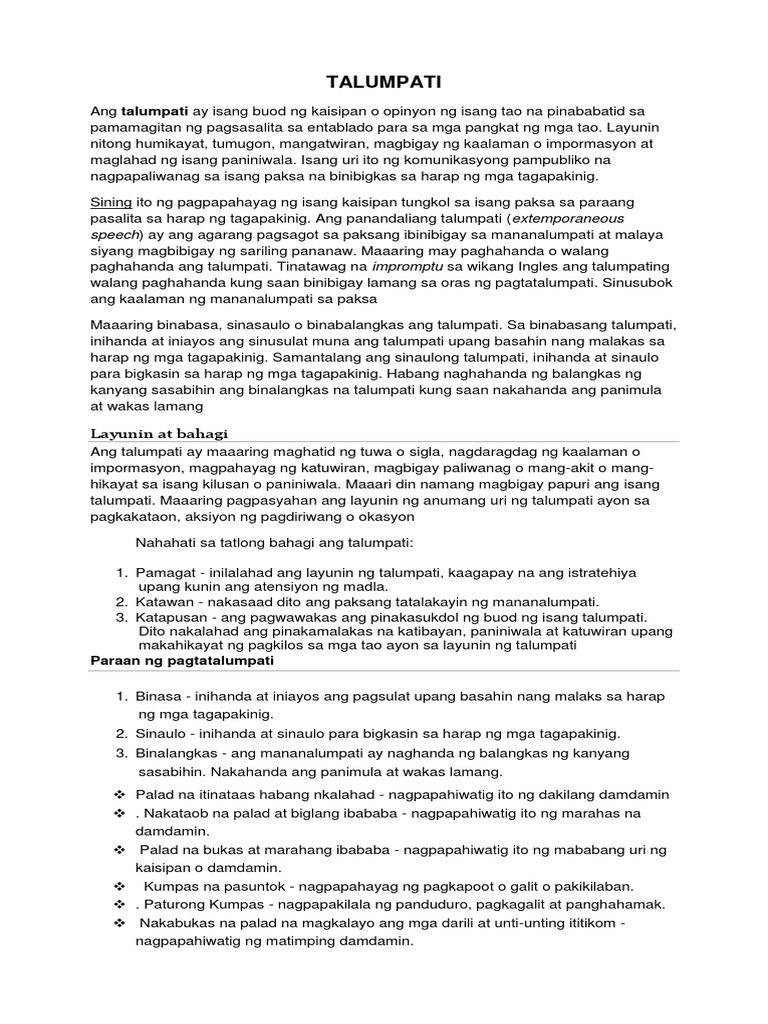 TALUMPATI | PDF