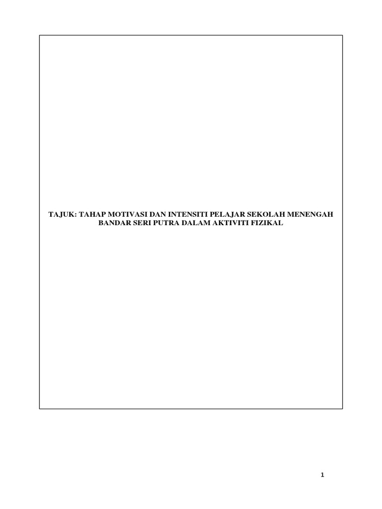 CONTOH CADANGAN PENYELIDIKAN Kuantitatif - 20191015034919 PDF | PDF