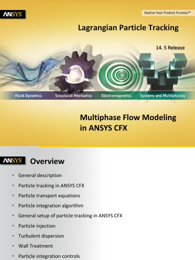 CFX Multiphase 14.5 L05 Lagrangian Particle Tracking | PDF | Collision | Fluid Dynamics