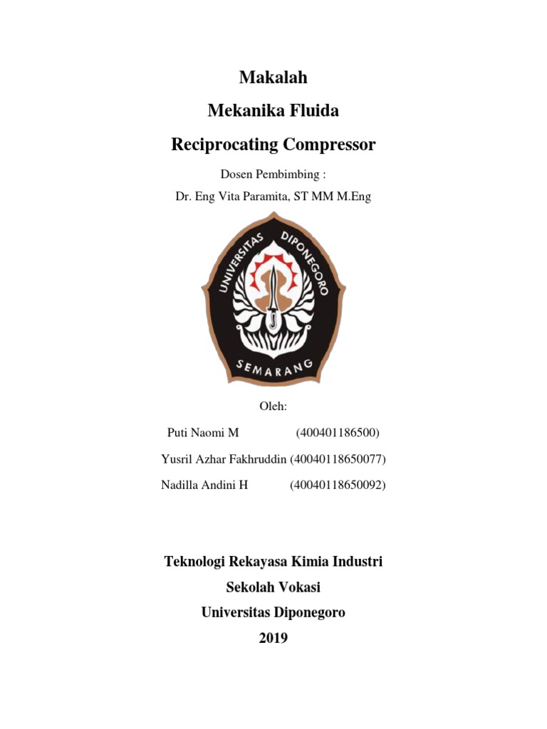 Reciprocating Compressor | PDF