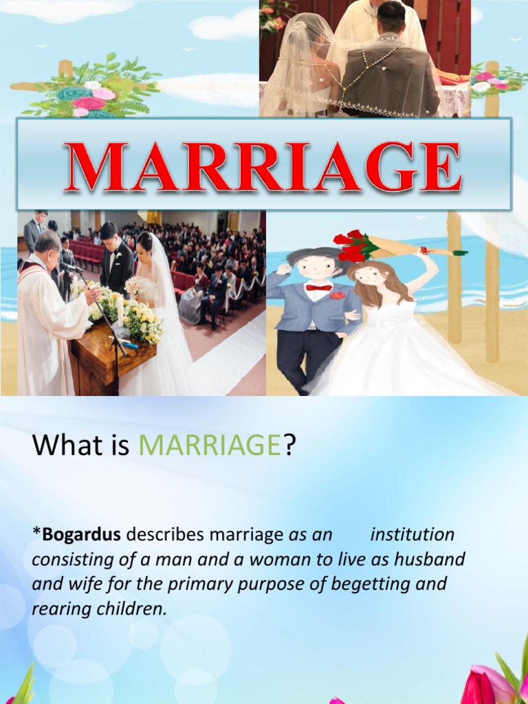 (Marriage) Power Point Presentation | PDF | Wife | Marriage