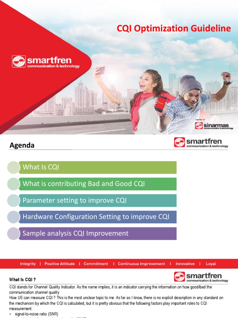 CQI Optimization Guidline | PDF | Mimo | Signal To Noise Ratio CQI Optimization Guidline | PDF | Mimo | Signal To Noise Ratio