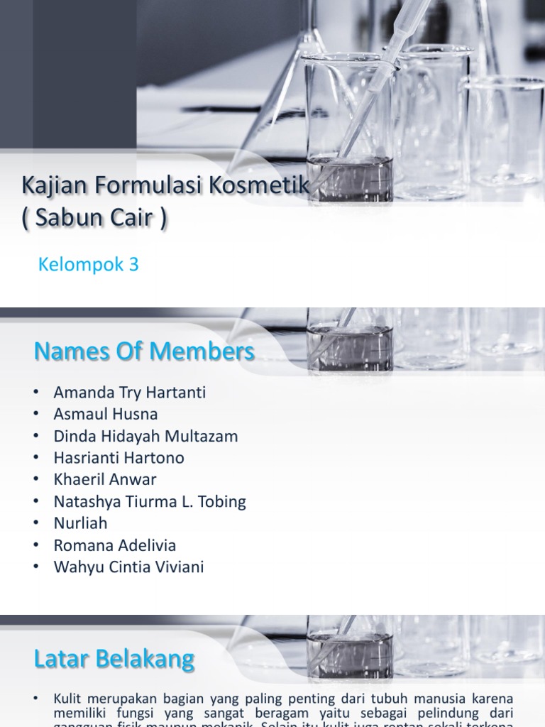 Kajian Formula Sabun Cair | PDF