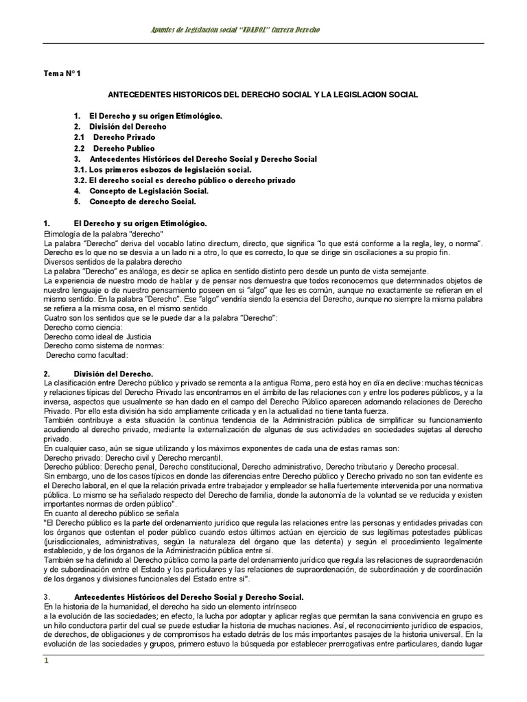 Legislacion Social Segundo Parcial | PDF | Derechos humanos | Ley Pública