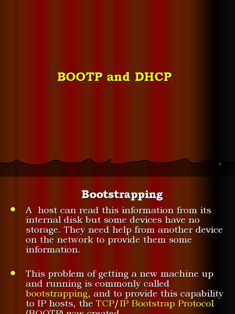 Bootp DHCP | PDF | Computer Network | Wide Area Network