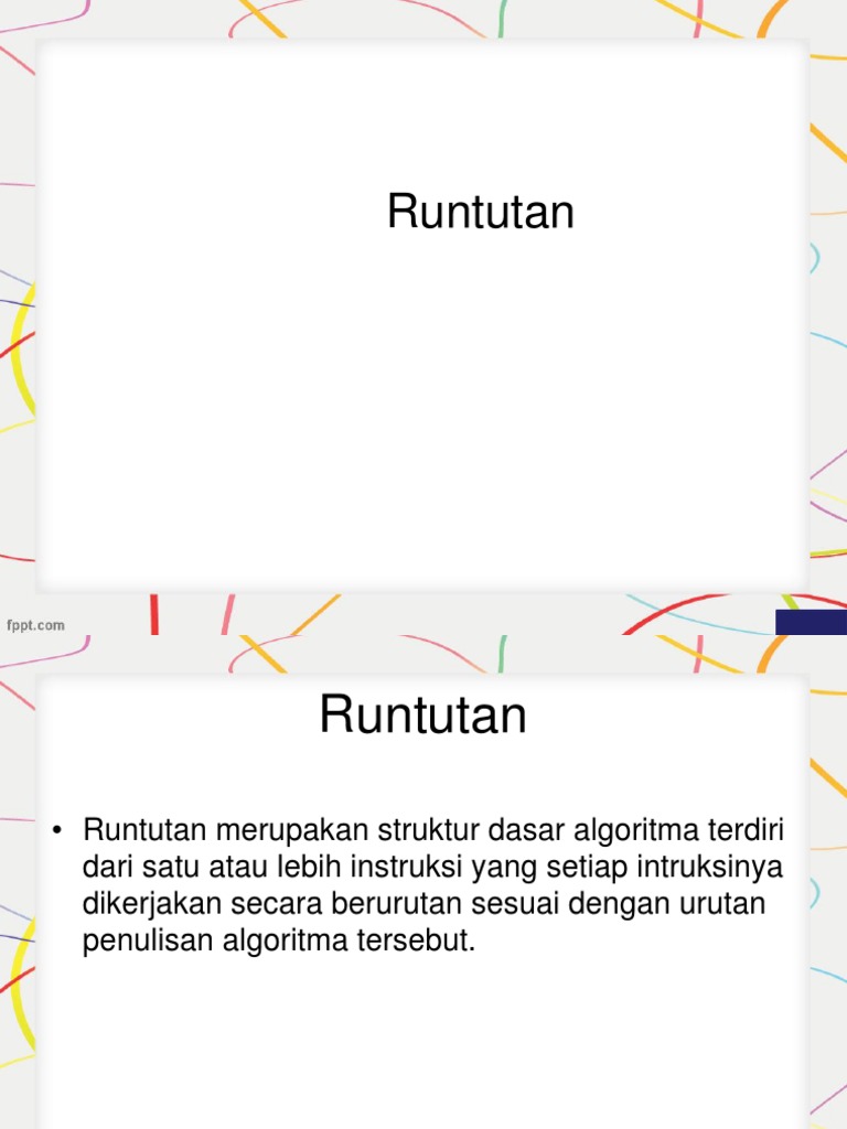 Arti dan Contoh Algoritma Runtutan | PDF | Komputer