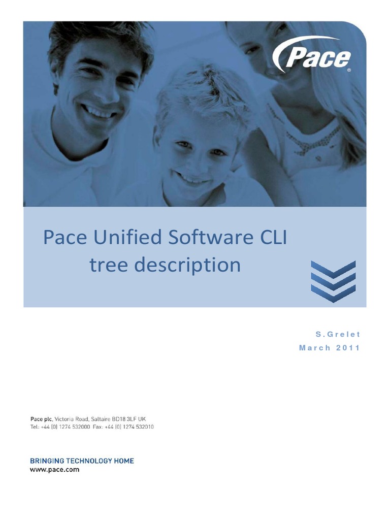 Pace Unified Software CLI Tree Description PDF | PDF | Internet ...