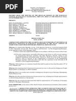 BAC Resolution Sample Declaring Failure of Bidding | PDF | Government
