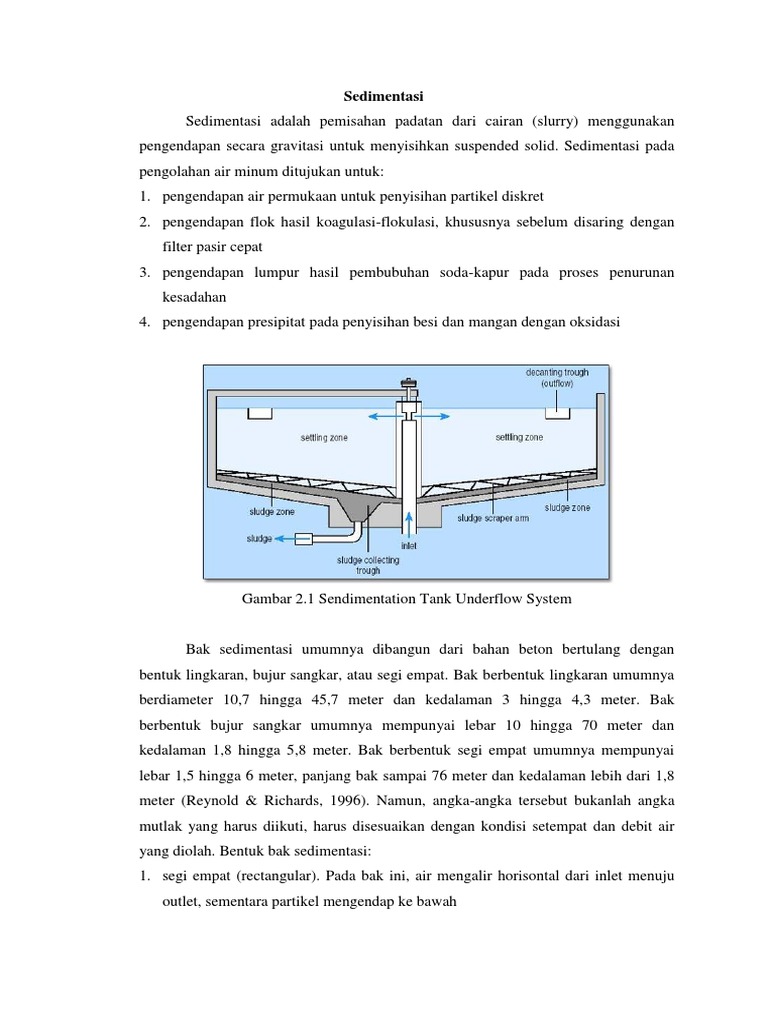 Alat & Cara Kerja Sedimentasi | PDF