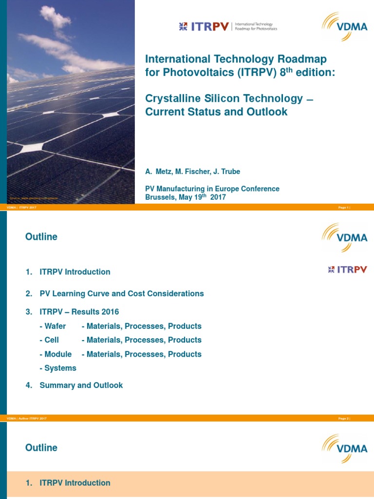 International Technology Roadmap For Photovoltaics | PDF ...