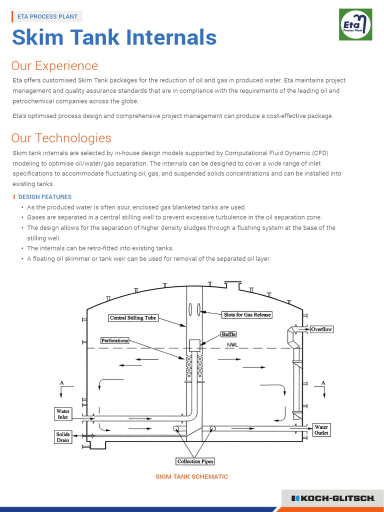 Skim Tank Internals | PDF | Computational Fluid Dynamics | Gases