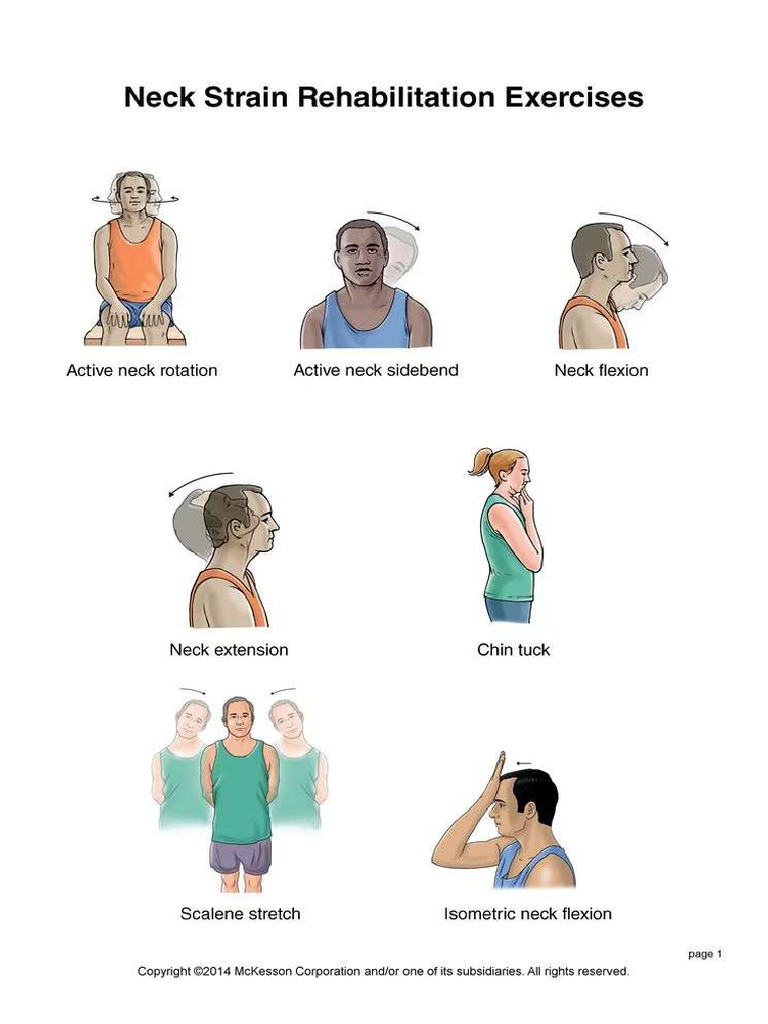 Neck Exercises | PDF