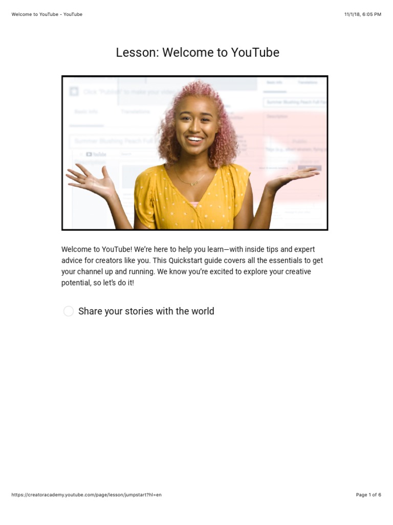 Youtube | PDF | You Tube | Communication