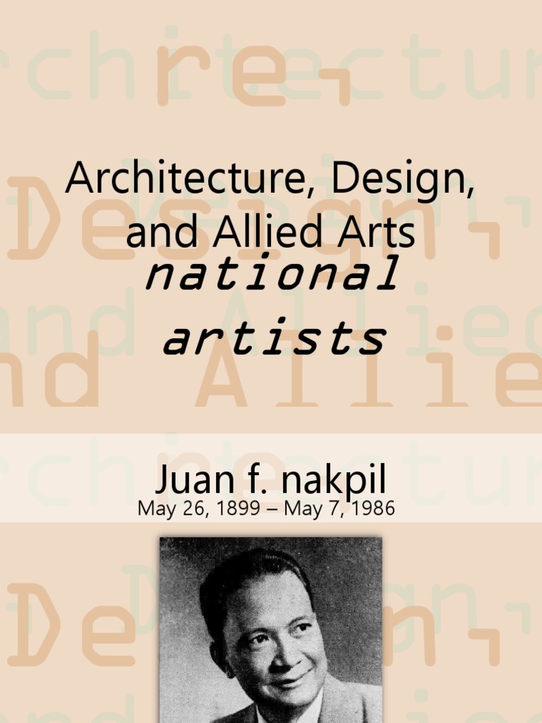 Architecture, Design, and Allied Arts | PDF | Philippines | Art Media